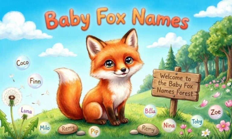 800+ Best Fox Names: Unique, Funny & Top Names for Foxes