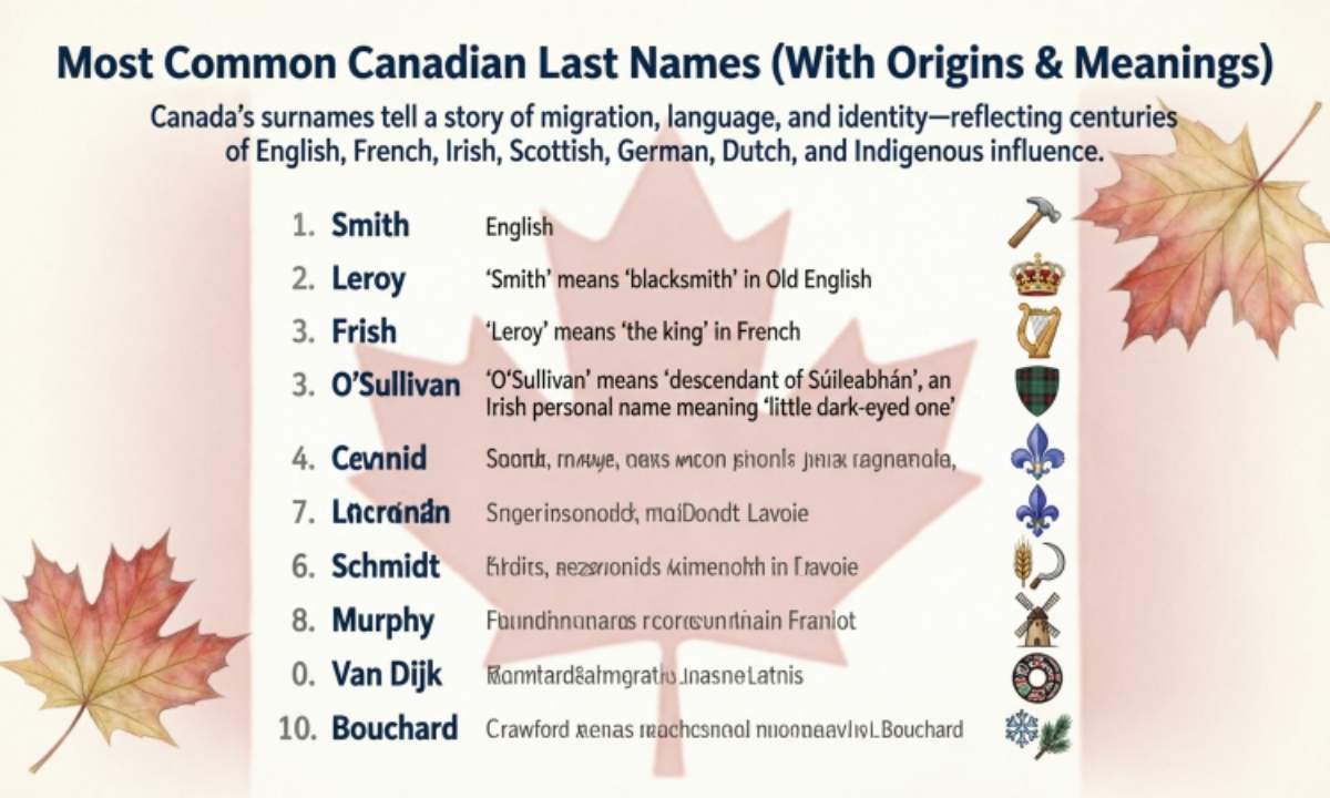 300+ Canadian Last Names with Meanings & Cultural Roots
