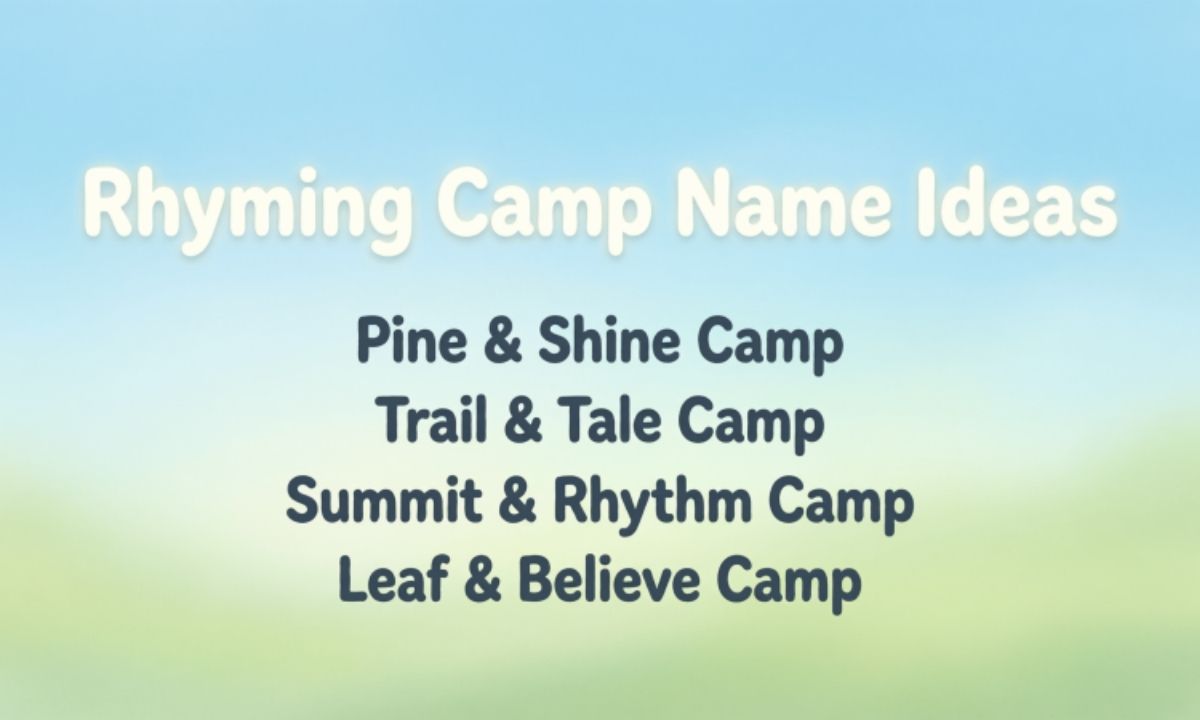 340+ Fun & Attractive Camp Name Ideas (2026)