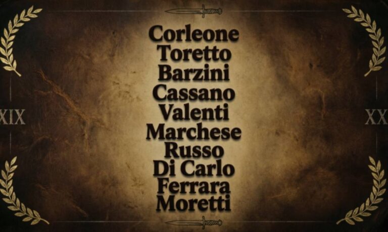 390+ Mafia Last Names With a Secret Criminal Past