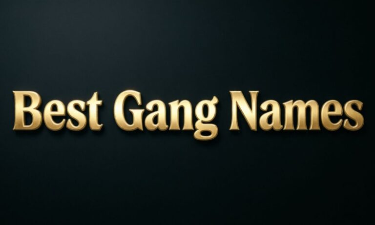 290+ Best, Cool, Funny & Famous Gang Names Ideas