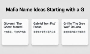 200+ Mafia Names for Gangster Characters (Cool & Unique)